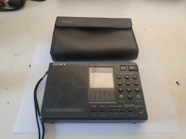 SONY ICF-SW7600 RADIO FM SW MW LW STEREO PLL SUNTHESIZED RECEIVER Low Volume £22.76 - PicClick UK