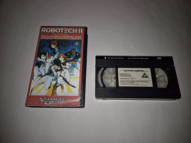 ROBOTECH II (2) The Sentinels VHS Vintage Video Cassette English ...