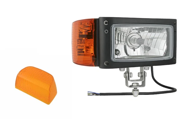 PHARES AVEC CLIGNOTANT droit John Deere JCB Merlo support Omega avec ...