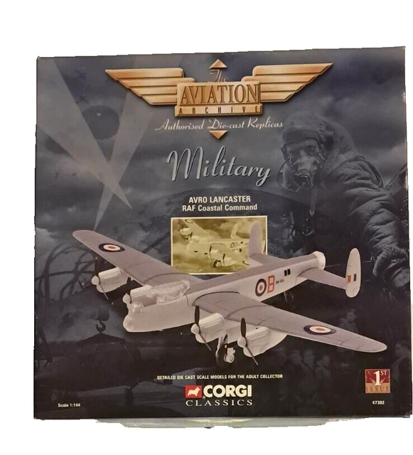 CORGI AVIATION ARCHIVE Military Avro Lancaster Raf Coastal Command Bxd ...