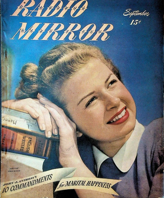RADIO MIROIR SEPTEMBRE 1946 Louise Erickson A Date Avec Judy EUR 32,32 ...