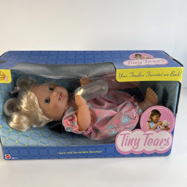 TINY TEARS DOLL mattel 2001 NEW Vintage Toy Classic Collection $89.00 ...