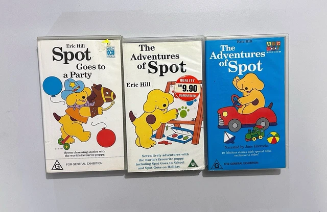 3X THE ADVENTURES of Spot - VHS Bundle ABC 4 kids Classic Nostalgia ...