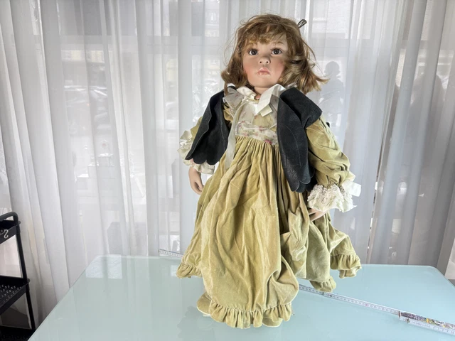 POUPON DE COLLECTION Pamela Erff Porcelaine Poupée 77 Cm. État Parfait EUR 102,14 - PicClick FR