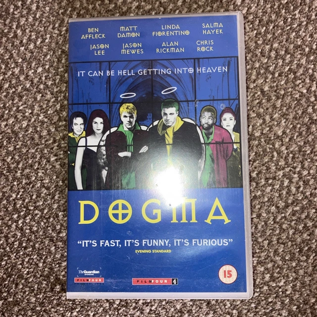 VHS DOGMA VHS Video Big Box Ex Rental Cert 15 £8.00 - PicClick UK