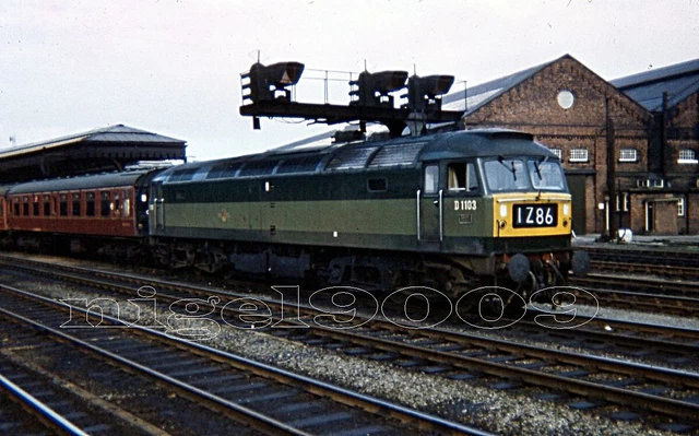 ORIGINAL 35MM COLOUR Slide of Sulzer Type 4 Cl 47 D1103 at York 1967 ...