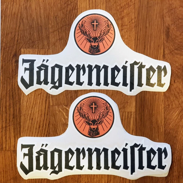 2PCS XXL JÄGERMEISTER DEKRA SABELT Sticker RALLY RACE Car Jagermeister ...