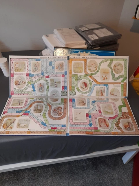 BEATRIX POTTER - Peter Rabbit 's Race Game - 1950s - Board with 4 ...
