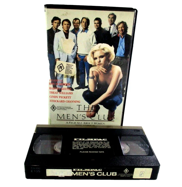 THE MENS CLUB VHS Ex-Rental Big Case Rated R Region PAL R4 1987 Filmpac ...