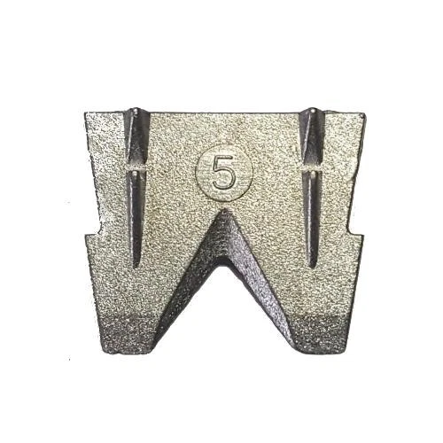 CUNEO IN METALLO Zeppa Riparazione Manico Martello Ascia Zappa Misura 5 ...