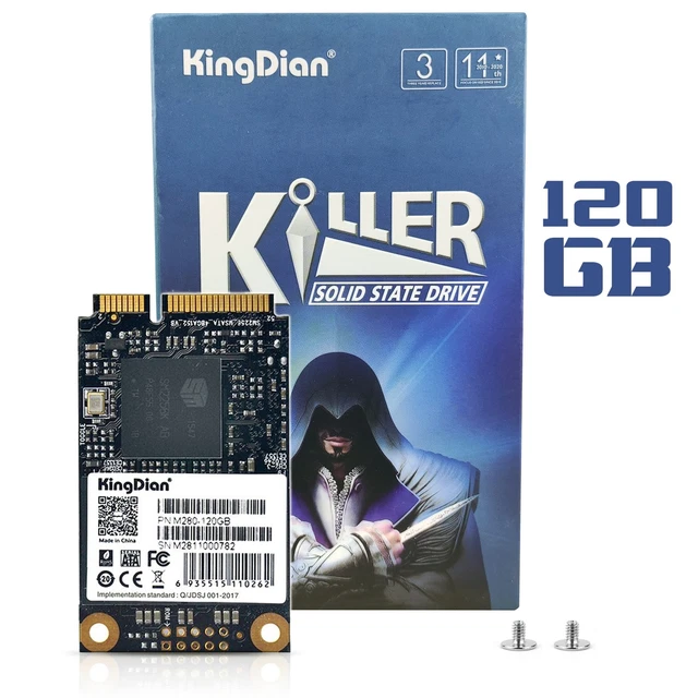 SSD 120GB MSATA KingDian Killer DE-M280 Solid State Drive PC Portable ...