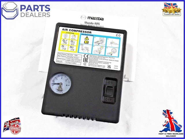 GENUINE MAZDA 2 3 6 Cx-3 Cx-5 Mx-5 Cx-7 Tyre Pump Air Compressor ...