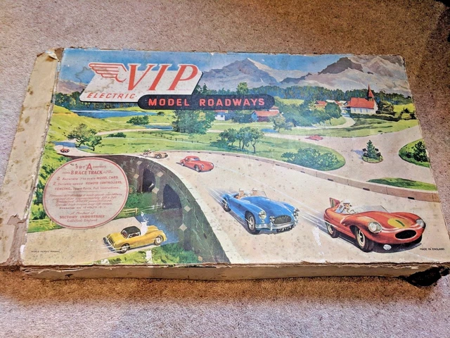 VIP ELECTRIC MODEL Roadways Vintage Racing Car Slot Set With Cars £75. ...