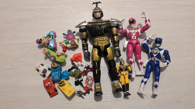90S 80S TOYS Bundle, Power Rangers Beetleborgs McDonald's, Boglins ...