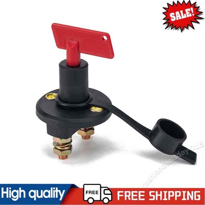 200A BATTERY CUT Off Disconnect Kill Switch with Dust Cover for Marine ...