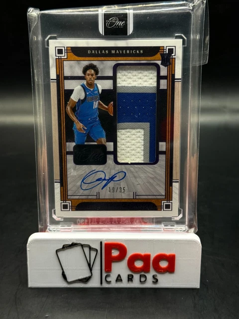PANINI ONE AND One NBA OnCard Patch Auto Olivier-Maxence /35 Prosper ...