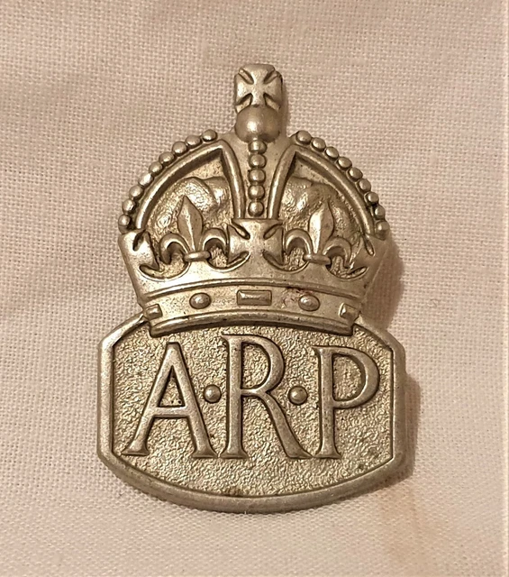 WW2 ARP AIR Raid Precaution Warden Badge On Blue Beret £10.00 - PicClick UK