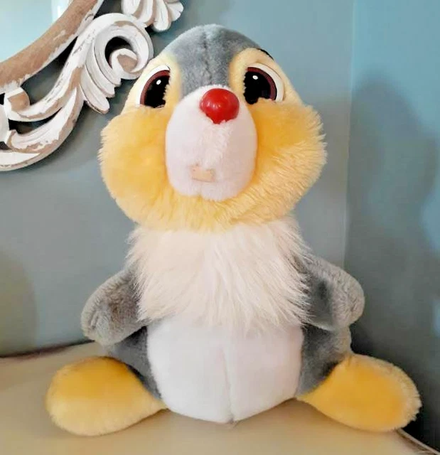 VINTAGE 12& THUMPER from Bambi plush toy Disney stuffed bunny rabbit ...