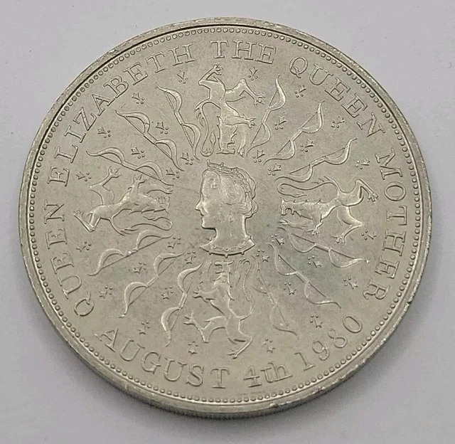 1980 QUEEN ELIZABETH the Queen Mother 80th Birthday Crown coin £4.27 ...