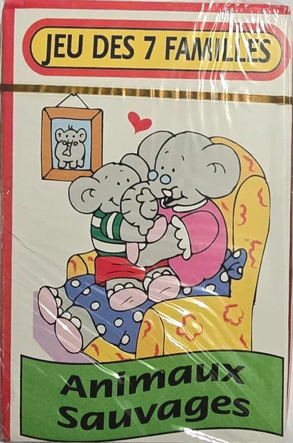 JEU DES 7 familles ,jeu de cartes 7 familles 42 cartes " animaux ...