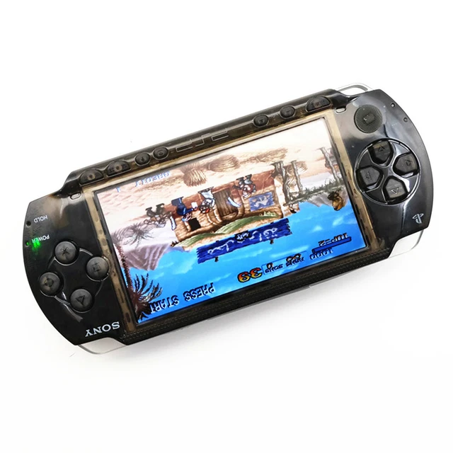 CLEAR BLACK RETROFIT Sony PSP 1000 Handheld System PSP1000 Video Game ...