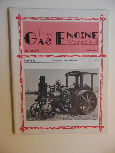 THE GAS ENGINE Magazine November/December 1977- £11.24 - PicClick UK