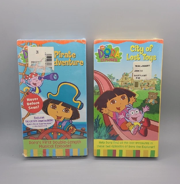 Nick Jr Dora The Explorer Vintage Vhs City Of Lost Toys Pirate Adventure Neuf Eur 1404