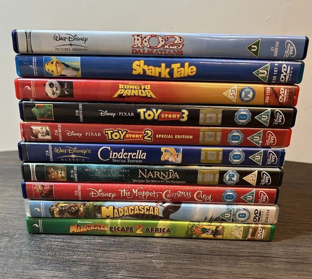 10 CHILDREN'S DISNEY Dreamworks Pixar Bundle Family Kids Job Lot £9.99 - PicClick UK