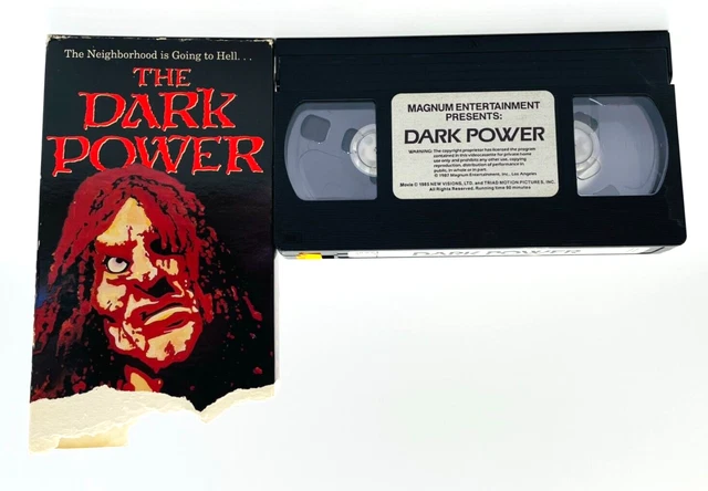 THE DARK POWER VHS 1985 Movie 1987 Magnum Entertainment Horror M-3156 ...