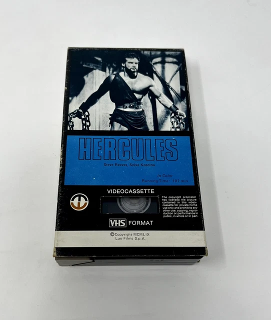 HERCULES, VHS, RARE, Magnetic Video release, 1979 Steve REEVES £50.30 ...