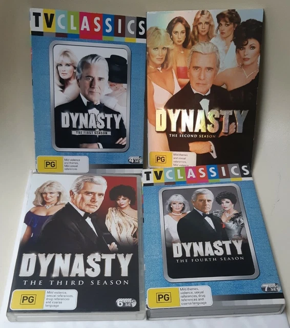 DYNASTY COMPLETE SEASON 1 2 3 4 DVD Set First Second Third Fourth 1981 ...