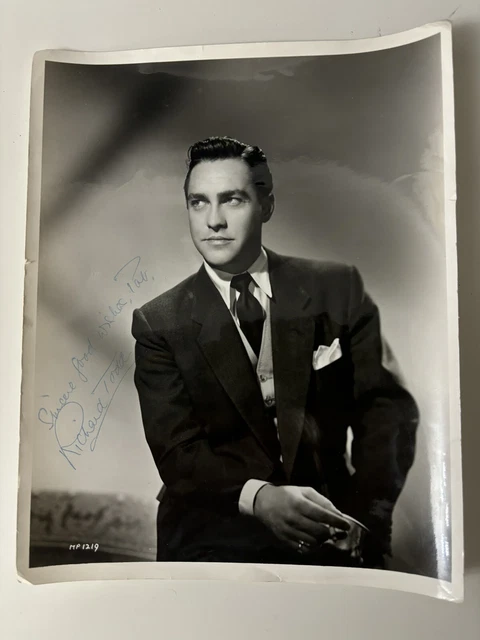 ORIGINAL SIGNED PUBLICITY Photo of Film Star Richard Todd £30.00 ...