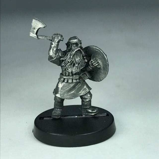 METAL DWARF WARRIOR - LOTR / Warhammer / Il Signore degli Anelli X6421 ...