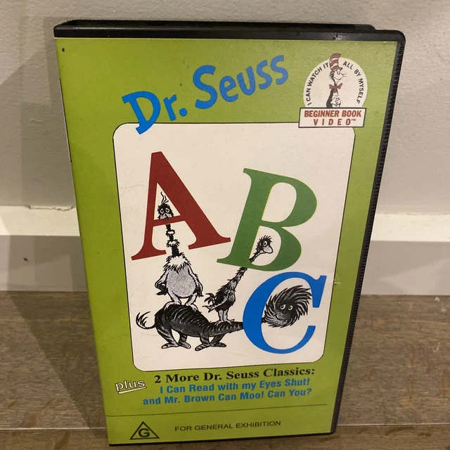 DR. SEUSS ABC VHS Dr Seuss Vhs Kids Learning Vhs Kids Learn to Speak ...