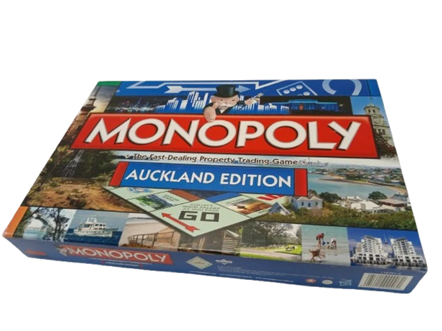 MONOPOLY AUCKLAND EDITION Board Game NZ Themed Set Tabletop Family ...