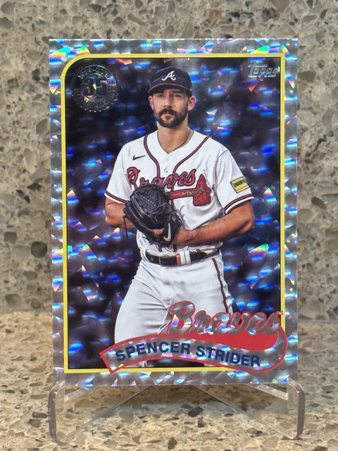 2024 TOPPS SERIES 2 #89b2-14 Spencer Strider Foil Board Parallel Braves ...