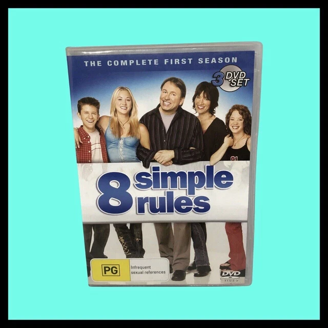 8 SIMPLE RULES Season 1 DVD R4 TV Show RARE Very Good Condition FREE ...