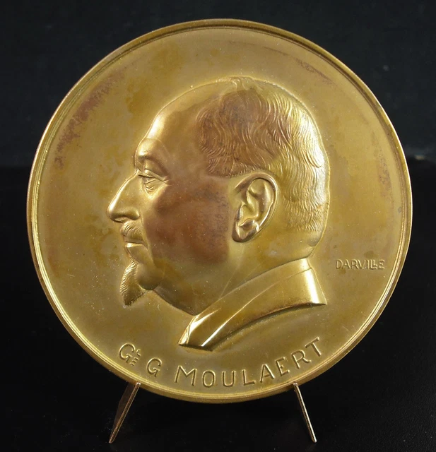 MÉDAILLE GEORGES MOULAERT Mines d'or Kilo Moto Congo Belge colonies ...