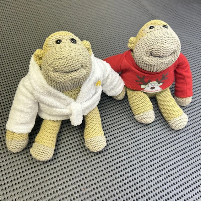 PG TIPS MONKEY Soft Toy Bundle Dressing Gown Monkey Christmas Jumper Collectable £15.00 ...