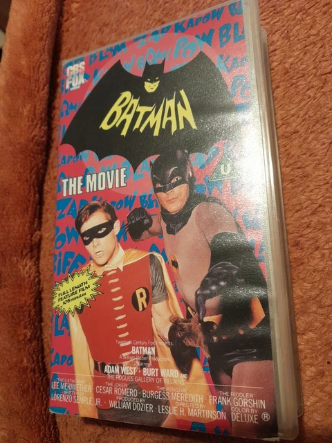 VHS MEGA RAIR Original Batman CBS FOX The Movie Full Screen Excellent ...