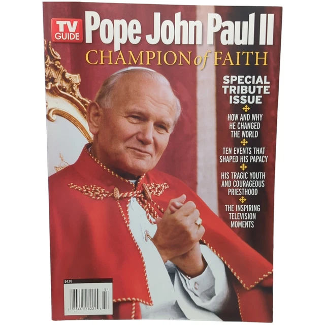 TV GUIDE POPE John Paul II Tribute Issue Special Edition Magazines Lot ...