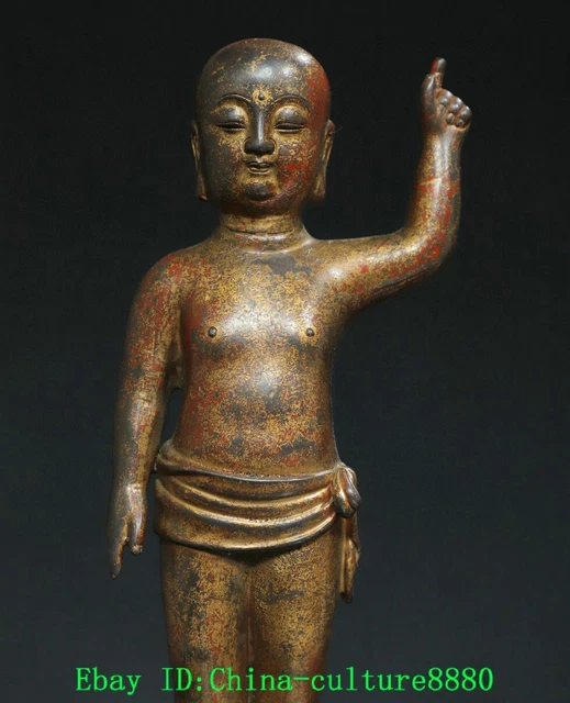 10.6 &VIEUX BRONZE tibétain bouddhisme Shakyamuni Bouddha Lotus EUR 180,00 - PicClick FR
