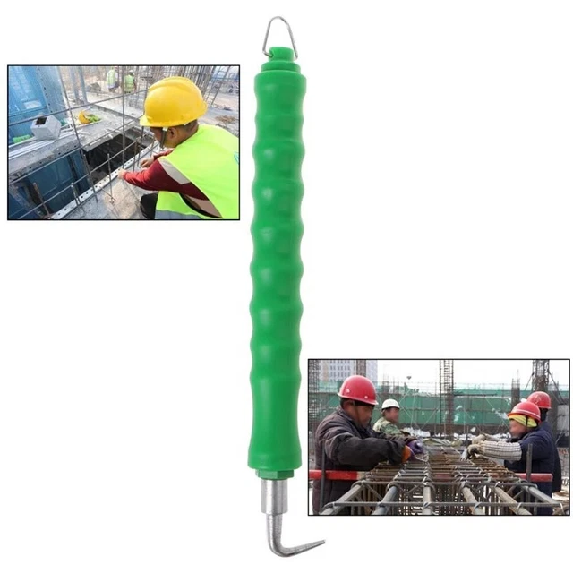 REBAR WIRE TWISTER Bind Rebars Tool Straight Hook Construction Steel ...
