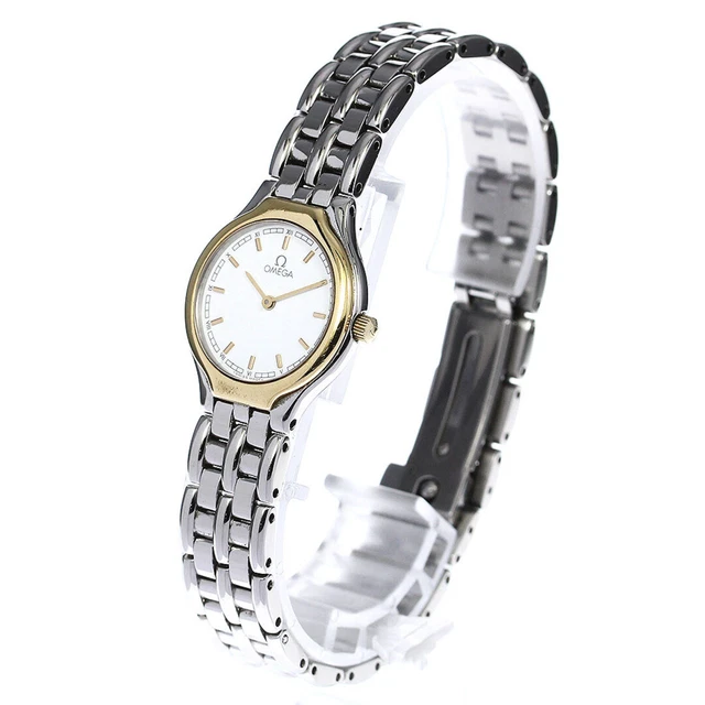OROLOGIO OMEGA DEVILLE Donna Rotondo 23mm Quarzo Bianco Made in ...