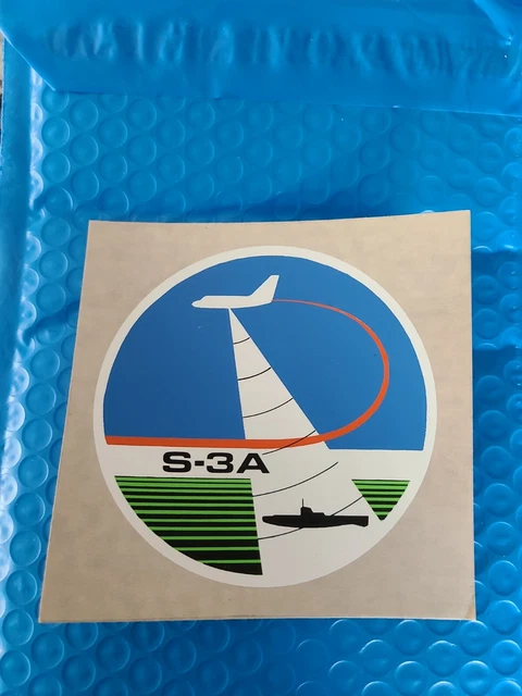 LOCKHEED US NAVY S-3A S-3 S3A Viking Round Decal / Sticker Vintage $5. ...