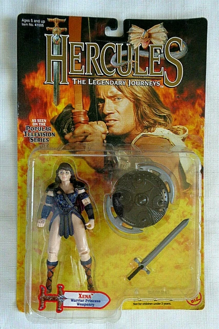 FIGURINE XENA WARRIOR PRINCESSE jouet Biz Lucy Lawless HERCULES Kevin ...