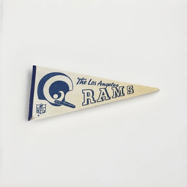 LOS ANGELES RAMS Singolo BAR Casco 60'S NFL Rétro Feltro Vintage ...
