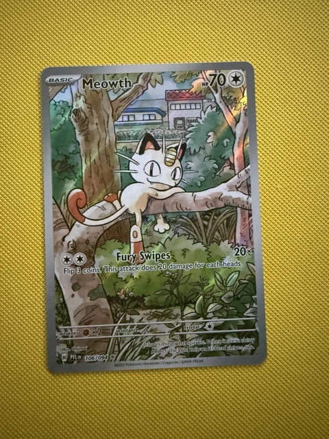 POKEMON TCG PHANTASMAL Flames Meowth 106/094 £15.08 - PicClick UK