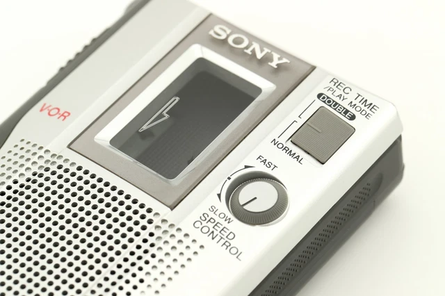 SONY TCM-200DV PRESSMAN Voice Recorder Cassette Dictaphone Dictation ...