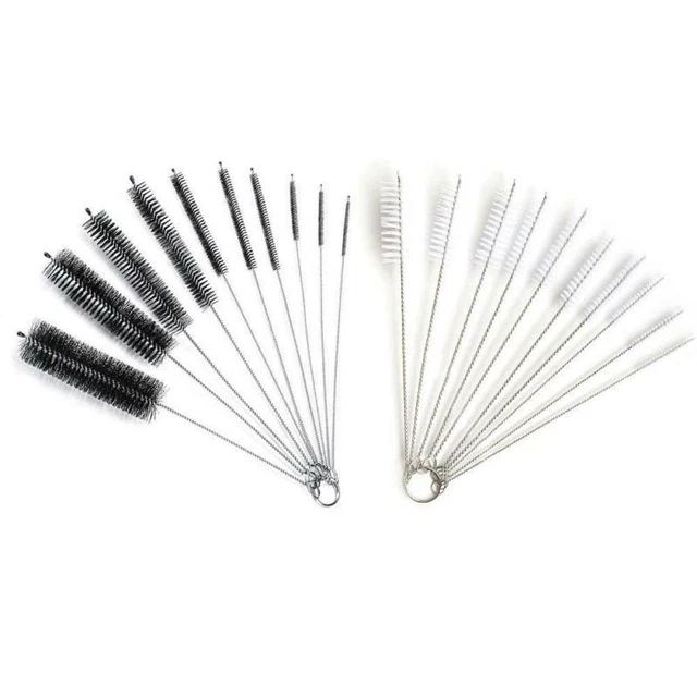 UTILITY NYLON STRAW Brush Cleaner Bottle Tube Pipe Small Long/Cleaning ...